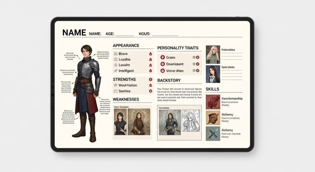 How to Create a Character Sheet Template in 2025: Step-by-Step Guide ...
